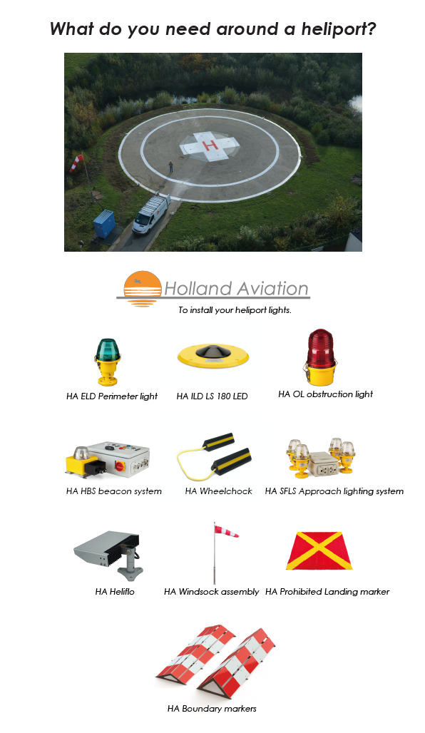 All about heliports - Holland Aviation
